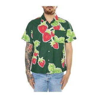 Obey Homme, Chemises, Multicolore, Taille: XL Camicia Maniche Corte