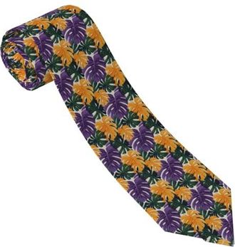 Generic Cravate Plantes Tropicales Color&eacute;es (C) Imprimer Confortable Tie &Eacute;troit Cravates Homme Pour C&eacute;l&eacute;brations Travail &Eacute;v&eacute;nements