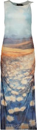 Desigual Femme, Robes, Multicolore, Taille: 42 FR Vermont Long Tank Top Dress