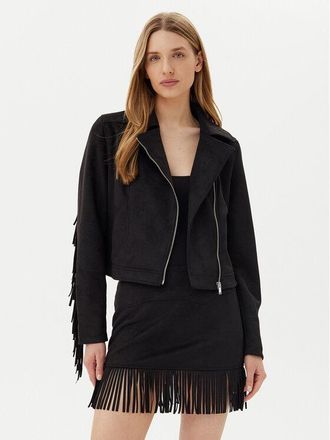 Noisy May Jacke aus Kunstleder Abby 27033110 Schwarz Regular Fit