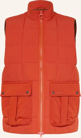 Barbour Steppweste Akeld rot