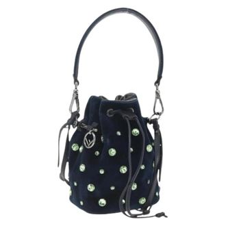 Fendi Pre-owned Fabric Bucket Bag - - Pre-owned - Damen - Blau - ONE SIZE