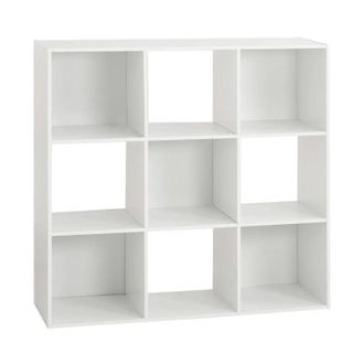 5five Simply Smart Five Simply Smart - tag&egrave;re 9 Cases Mix n Modul 100cm Blanc