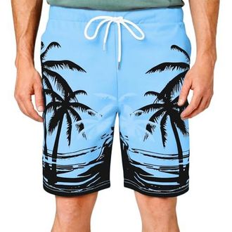 Generic Maillot de bain pour homme Short de plage tendance et respirant pour l&eacute;t&eacute; pour homme, bleu ciel, 3XL