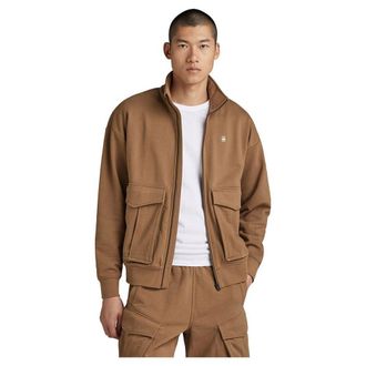 G-Star G-Star RAW Herren Rovic Zip Through Loose Sweatshirt, Braun (dk Fawn D24465-D566-7172), M