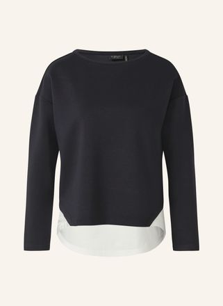 s.Oliver Black Label S.Oliver Black Label Sweatshirt Im Materialmix blau