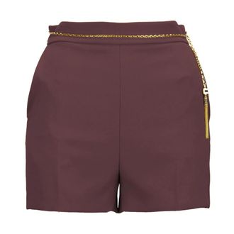 Elisabetta Franchi Femme, Shorts, Brun, Taille: 44 FR Short Shorts