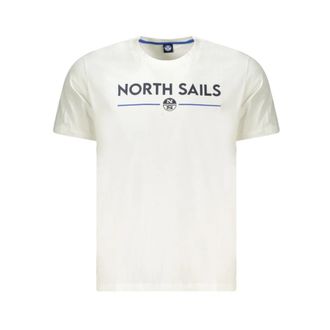 North Sails Maritimer Charme Wei&szlig;es Baumwoll Herren T-Shirt - - Tops - Herren - Wei&szlig; - 3XL