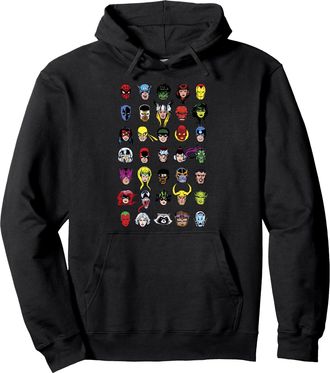 MARVEL Comics Character Heads Pullover Hoodie