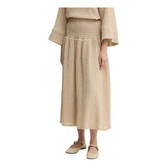 By Malene Birger Sol Maxi Skirt - Femme - Jupes - Beige - Taille: 44 FR