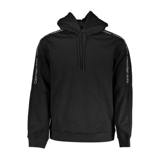 Calvin Klein Homme, Sweatshirts et sweats &agrave; capuche, Noir, Taille: XL SweaT-shirt &agrave; capuche &agrave; manches longues avec logo et d&eacute;tails contrast&eacute;s