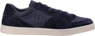 Prada Low-Top Sneaker - Suede And Re-Nylon Sneakers With Rubber Cupsole - Gr. 11 - in Schwarz - f&uuml;r Damen