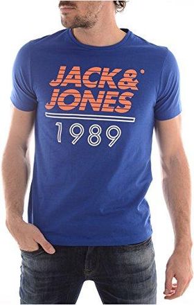 Jack & Jones Jack and Jones Tee Shirt Manches Courtes - Flag Tee SS Crew Neck - Homme - M