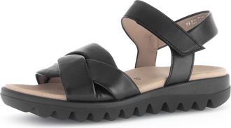 Gabor Sandale Sandalette Damen 64.812 27 Echtleder in schwarz