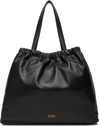 Tommy Hilfiger Handtasche Soft Leather Tote AW0AW18308 Schwarz