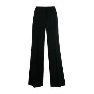 Alberto Biani Seide & Nylon Schwarze Hose - - Trousers - Damen - Schwarzk - XL