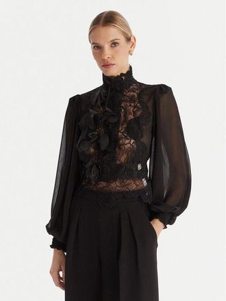 BABYLON Bluse S00310 Schwarz Regular Fit