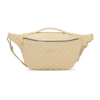 Kazar Femme, Sacs, Beige, Taille: ONE Size Rein beige en cuir avec des monogrammes estamp&eacute;s