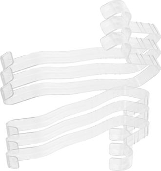 DOITOOL 6 St&uuml;ck Teiliges Schuhdisplay Gebogenem Rahmen Schuhformer und High Heel Supports Transparenter Schuhhalter f&uuml;r Sandalen Absatzschuhe Vermeidung von V