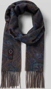 Ascot Schal mit Label-Detail