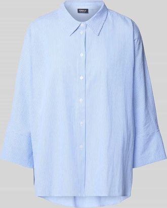 Only Loose Fit Hemdbluse aus reiner Baumwolle Modell ASUGUSTA