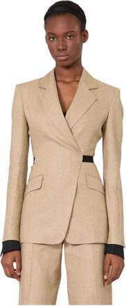 Max Mara Blazer Fionda - Femme - Vestes - Brun - Taille: 36 FR