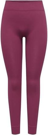Only Tights Onpjaia Life Hw Seam Collant Noos, Bordeaux, S-M Femmes