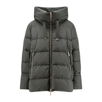 Moorer Gepolsterte Daunenjacke - - Jackets - Damen - Gr&uuml;n - S