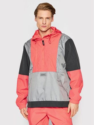 adidas Anorak Adventure Blocked HF4778 Grau Relaxed Fit