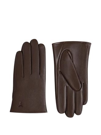 Mani&egrave;re De Voir Azel Handschuhe mit Logo - Braun