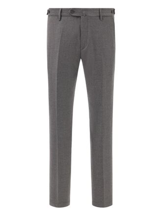 Boggi Milano Flanellhose mit Stretch - Grau