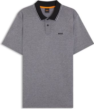 HUGO BOSS Peoxfordnew Poloshirt f&uuml;r Herren, kurz&auml;rmlig (Schwarz)