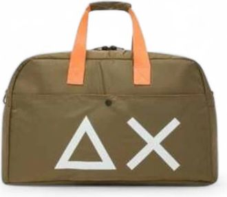 Sun 68 Homme, Sacs, Vert, Taille: ONE Size Nylon Duffle Bag