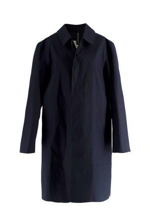 Mackintosh Navy Trench Coat Size L