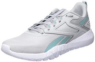 Reebok Homme Flexagon Energy 4 Baskets, Pure Grey 2/Semi Classic Teal/FTWR White, 38 EU