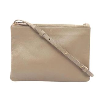 Celine Pre-owned Trio Large Leather Shoulder Bag - - Pre-owned - Damen - Beige - ONE SIZE