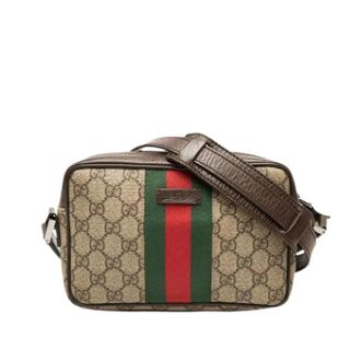Gucci Pre-owned Canvas Crossbody Bag - - Pre-owned - Damen - Beige - ONE SIZE