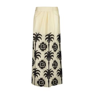 Johanna Ortiz Natures Patterns Midi-Rock - - Skirts - Damen - Beige - 2XS