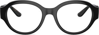 Dolce & Gabbana Eyewear lunettes de vue à monture ronde - Noir