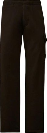 C.P. Company C.p. Company, Homme, Pantalons, Noir, Taille: S Diagonal Raised Fleece Cargo Pantalons de surv&ecirc;tement