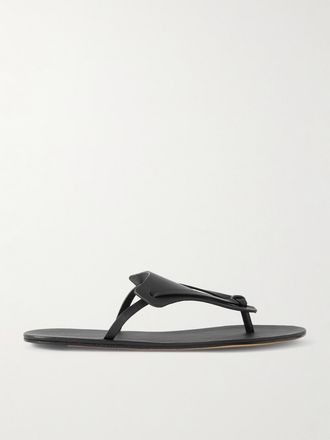 The Row Tongs En Cuir Helena - Noir