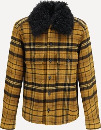 Fendi Check wool Blouson Jacket Male 50