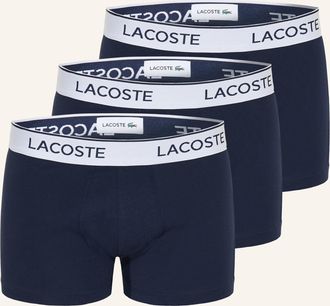 Lacoste 3er-Pack Boxershorts blau