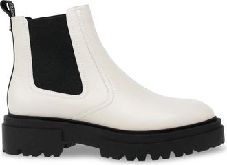 Steve Madden Femme, Chaussures, Blanc, Taille: 35 1/2 EU Chelsea Bottes