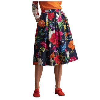 GANT Femme, Jupes, Multicolore, Taille: 38 FR Jupe Midi Florale