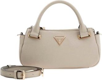 Guess sac &agrave; main sac &agrave; &eacute;paule bandouli&egrave;re Evie Mini Satchel Light Taupe &eacute;cru