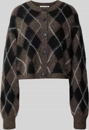 Gestuz Relaxed Fit Cardigan aus Woll-Mix Modell sida