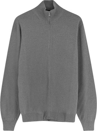 FILIPPO DE LAURENTIIS cardigan à fermeture zippée - Gris