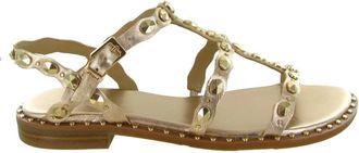 Ash Ash, Femme, Chaussures, Jaune, Taille: 41 EU Sandales Plates Precious
