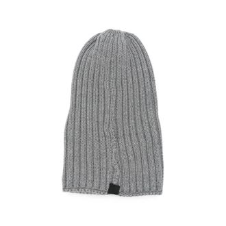 Borsalino 0012W Ribbed Wool-Blend Flat Cap - Gray